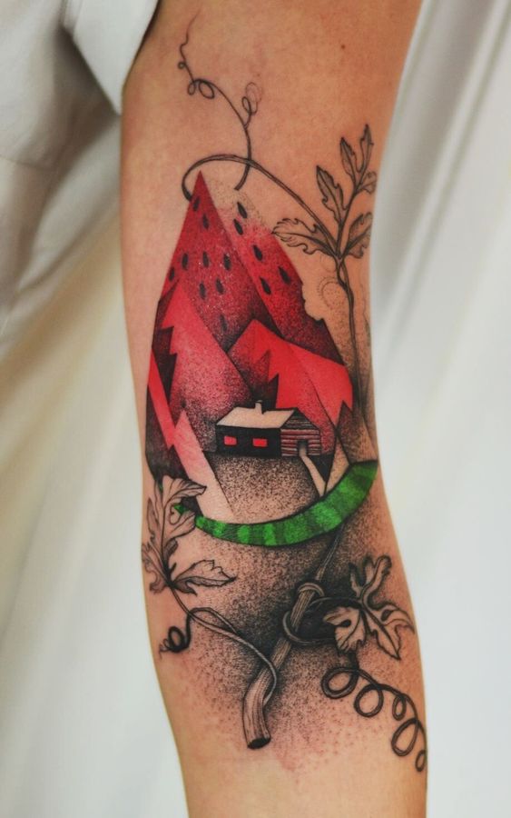 Uncover 17 Fresh Watermelon Tattoo Designs for a Vibrant 2024 - Ink ...