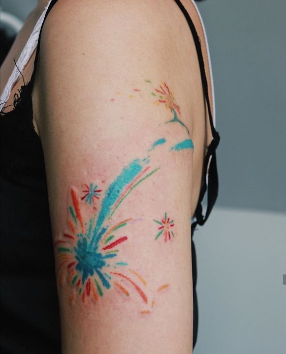 20 Captivating Firework Tattoo Designs for 2024: Ignite Your Skin with ...