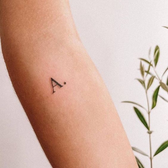 19 Creative Letter A Tattoo Designs 2024: From Minimalist to Monograms ...