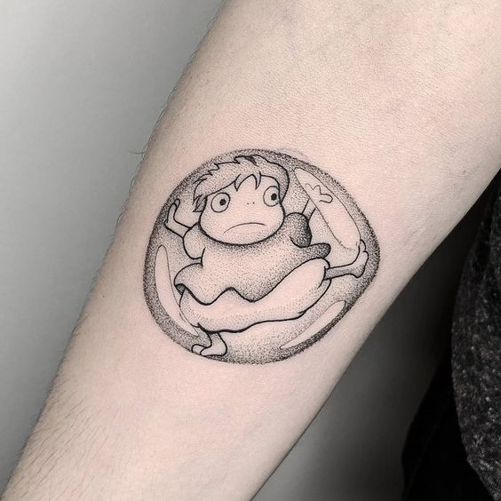 Explore Top 20 Ponyo Tattoo Designs - Embrace Studio Ghibli Magic in 2024