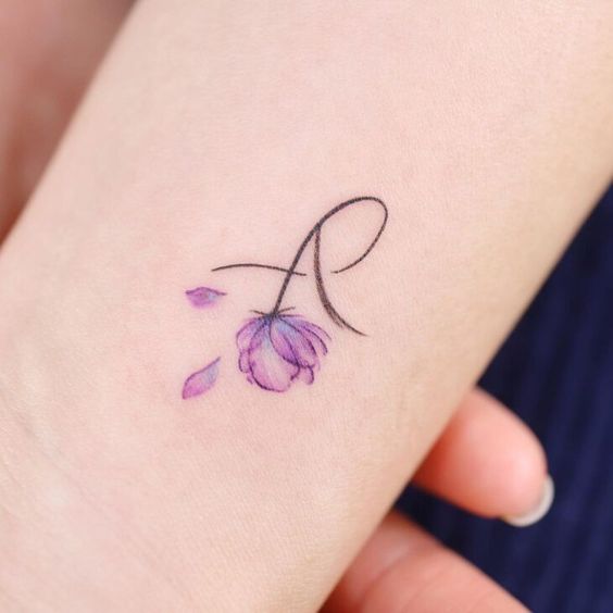 19 Creative Letter A Tattoo Designs 2024: From Minimalist to Monograms ...