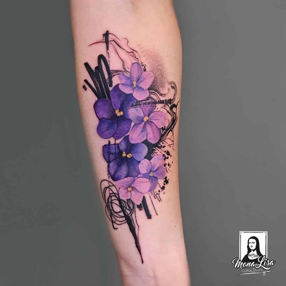 Discover the Charm of February Birth Flower Tattoos: Violets ...