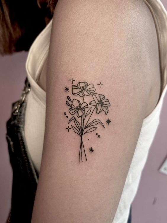August Birth Month Tattoos: Gladiolus & Poppy Designs That Capture Your ...