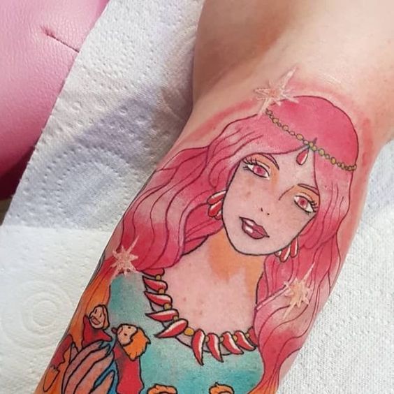 Explore Top 20 Ponyo Tattoo Designs - Embrace Studio Ghibli Magic in 2024
