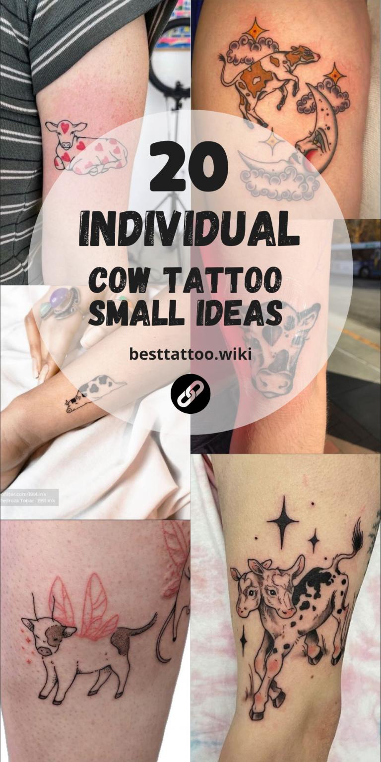 Charming Small Cow Tattoo Ideas 2024: Cute & Creative Inspirations for ...