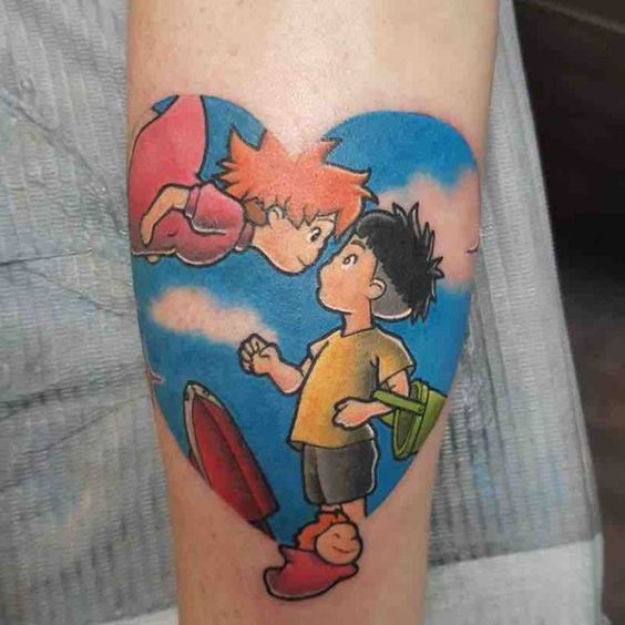 Explore Top 20 Ponyo Tattoo Designs - Embrace Studio Ghibli Magic in 2024