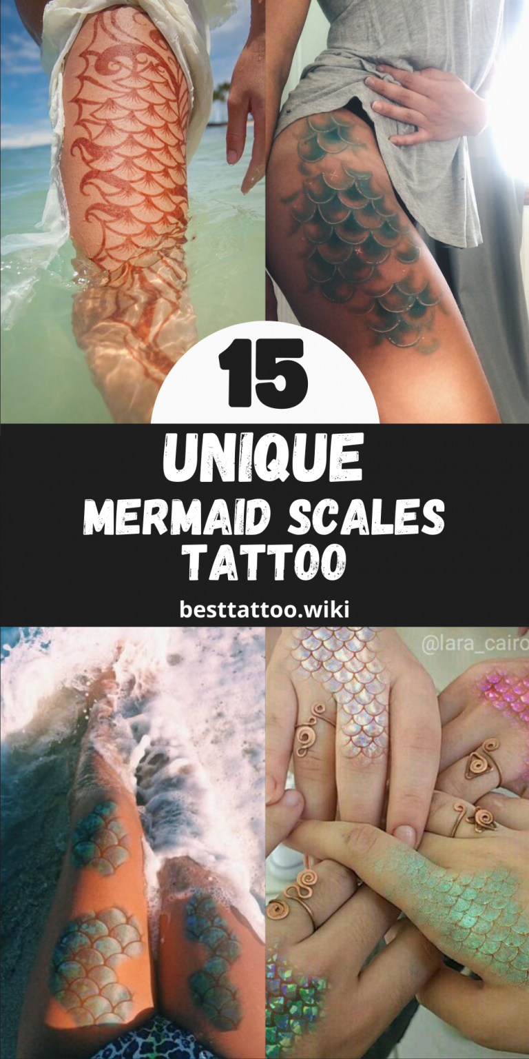 Enchanting Mermaid Scales Tattoos 2024: Top 15 Design Ideas for Ocean-Inspired Ink