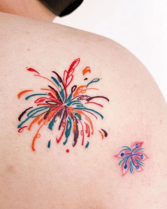 20 Captivating Firework Tattoo Designs for 2024: Ignite Your Skin with ...
