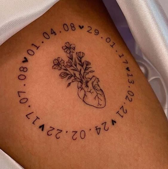 Unforgettable Date Tattoo Ideas for 2024: Celebrate Life's Milestones ...