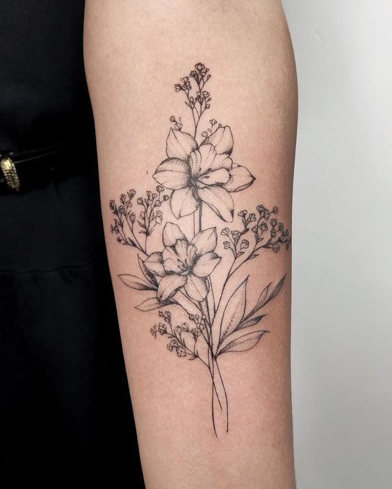 August Birth Month Tattoos: Gladiolus & Poppy Designs That Capture Your ...