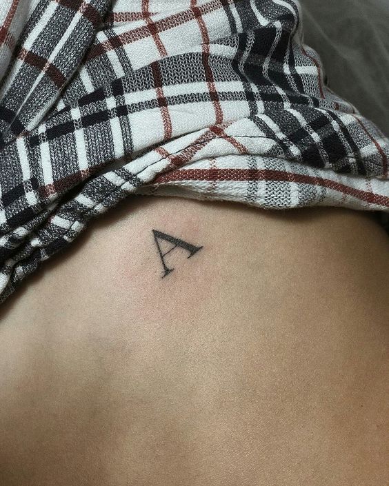 19 Creative Letter A Tattoo Designs 2024: From Minimalist to Monograms ...