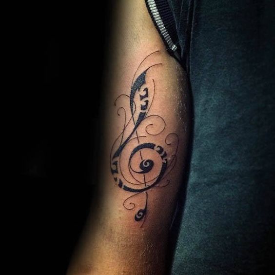 Unique Treble Clef Tattoo Ideas 2024: Discover Designs for Music Lovers ...