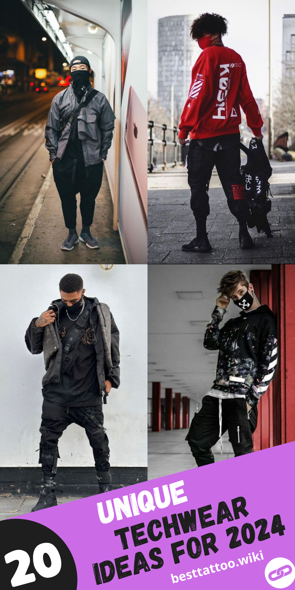 Explore 20 Techwear Styles for 2024: Futuristic & Functional Men's ...