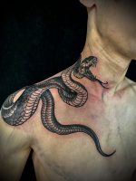 Discover Top 15 Snake Shoulder Tattoo Designs for 2024: Inspiration for ...