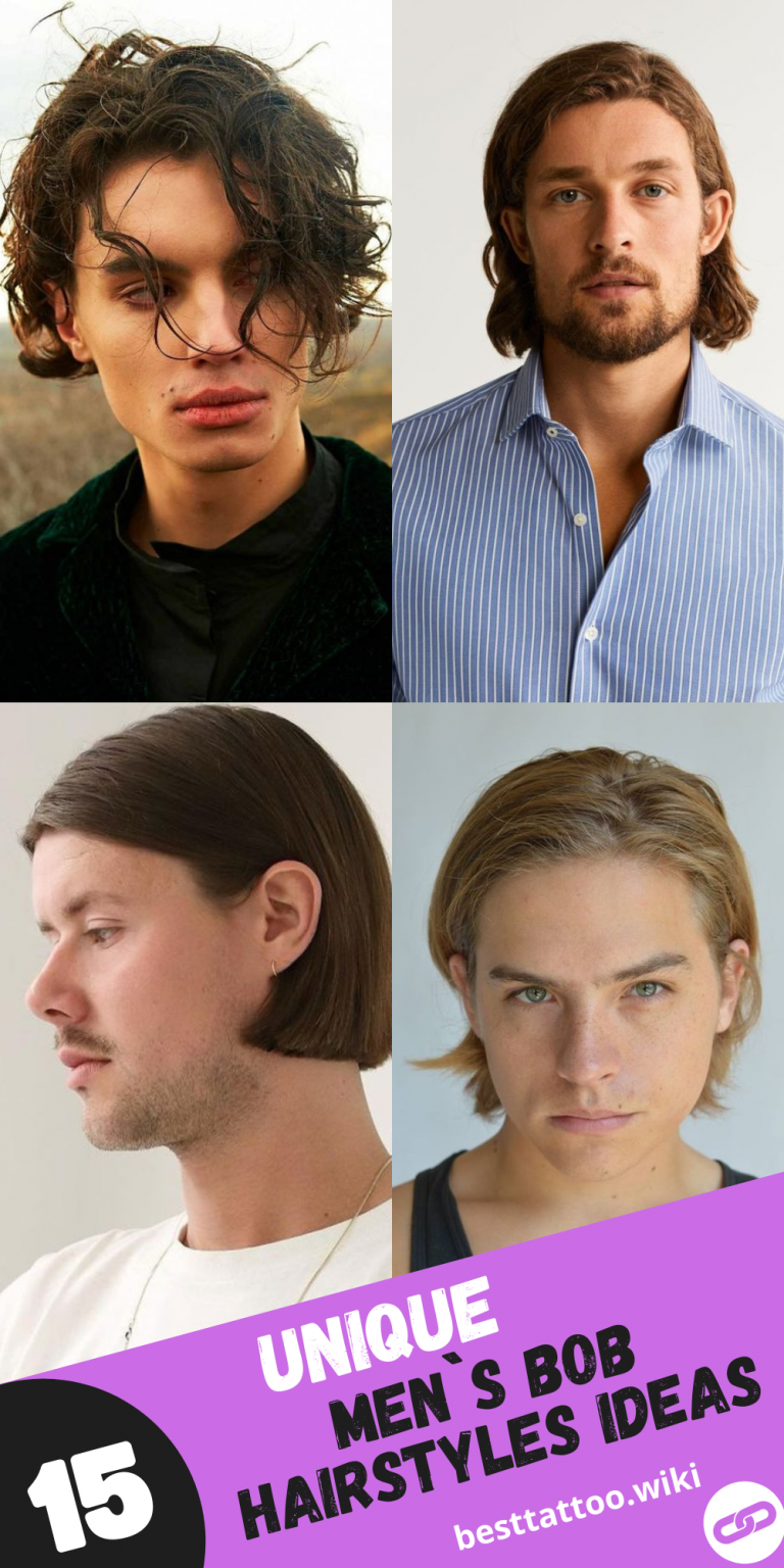 Explore Top 15 Men's Bob Hairstyles 2024: Curly, Wavy & Sleek Looks for ...