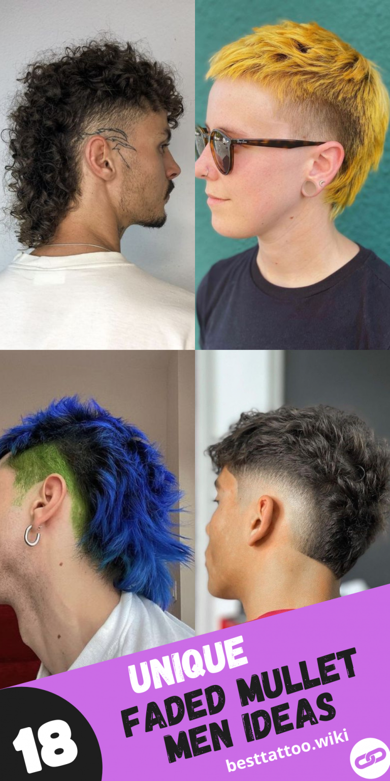 Top 18 Faded Mullet Hairstyles 2024: Bold Men's Cuts from Classic to ...