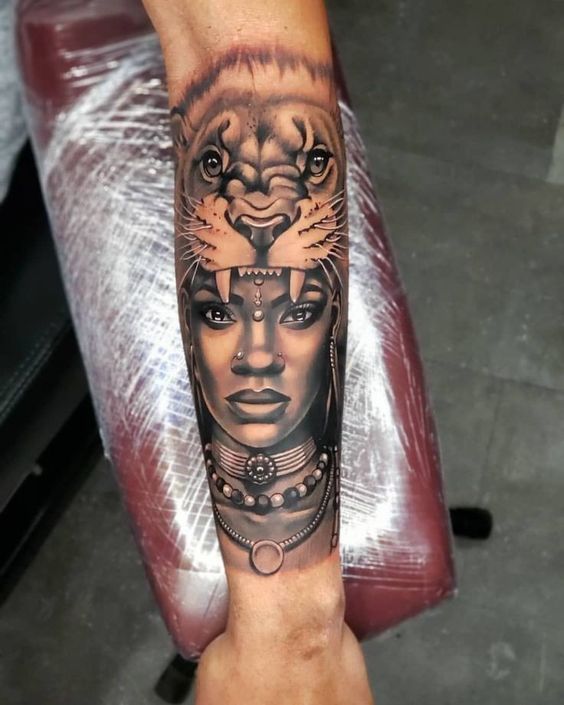 Discover 18 African Queen Tattoo Designs for Empowered Women in 2024