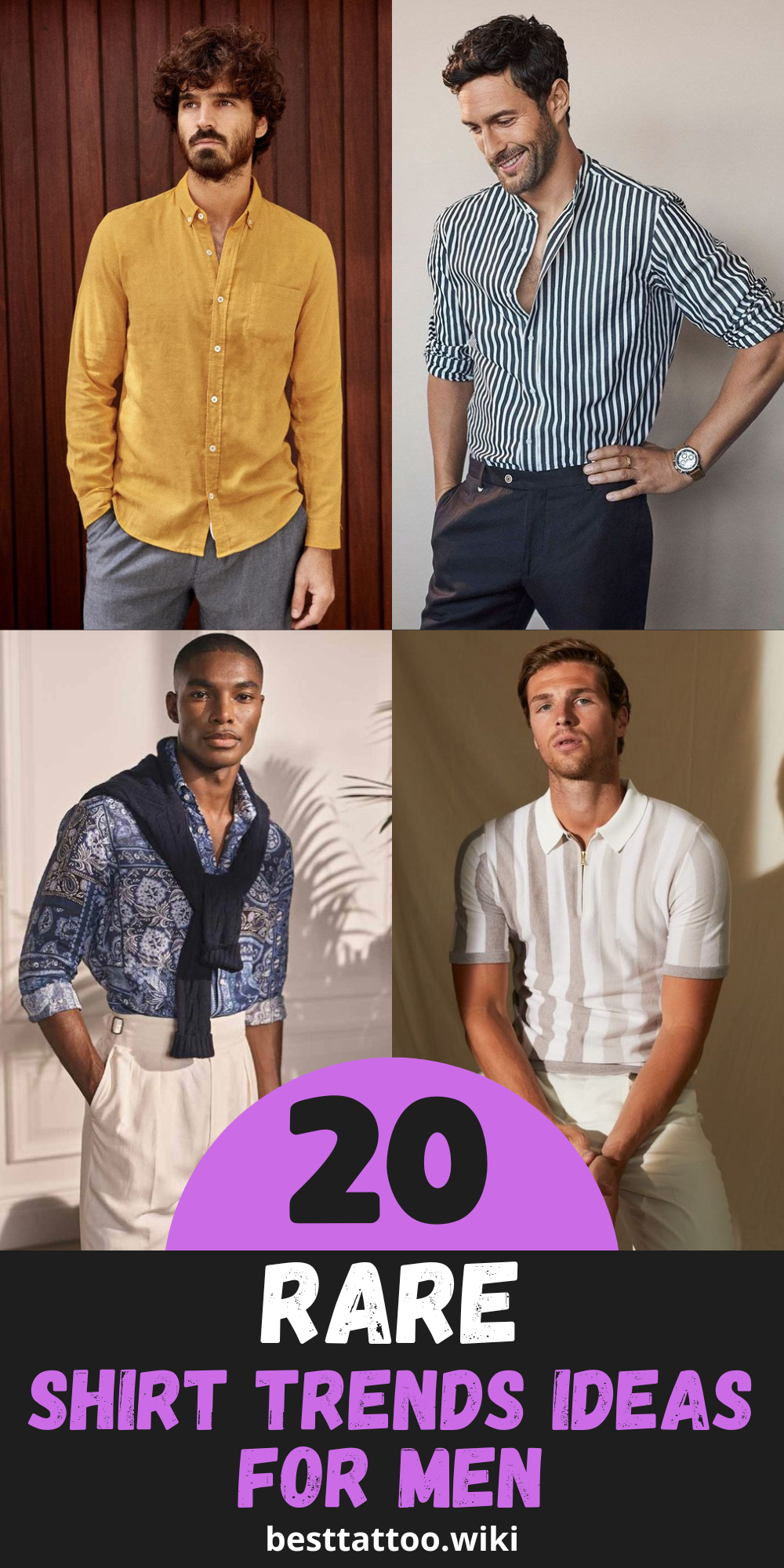 2024's Top 20 Men's Shirt Trends: Bold Patterns & Classic Styles Redefined