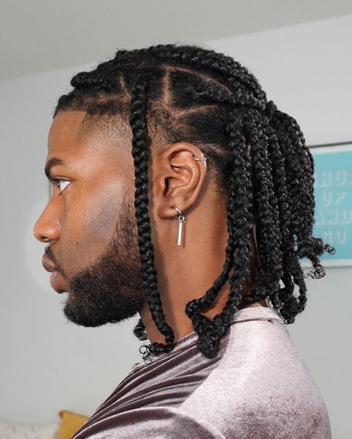 Explore Top 22 Men's Plait Braids Hairstyles for 2024 – From Classic to ...