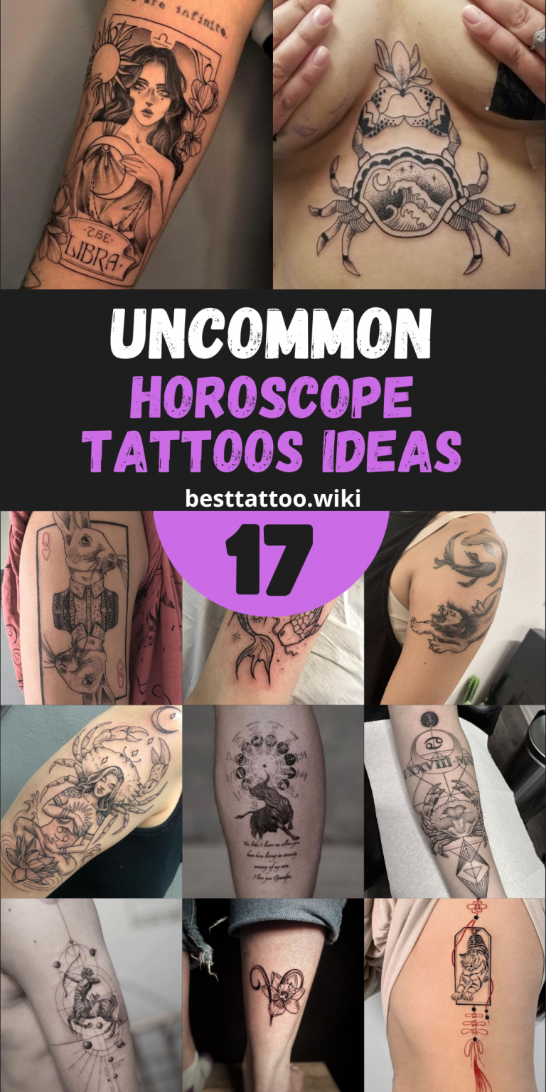 17 Inspired Horoscope Tattoo Ideas for 2024: Embrace Your Zodiac Sign ...