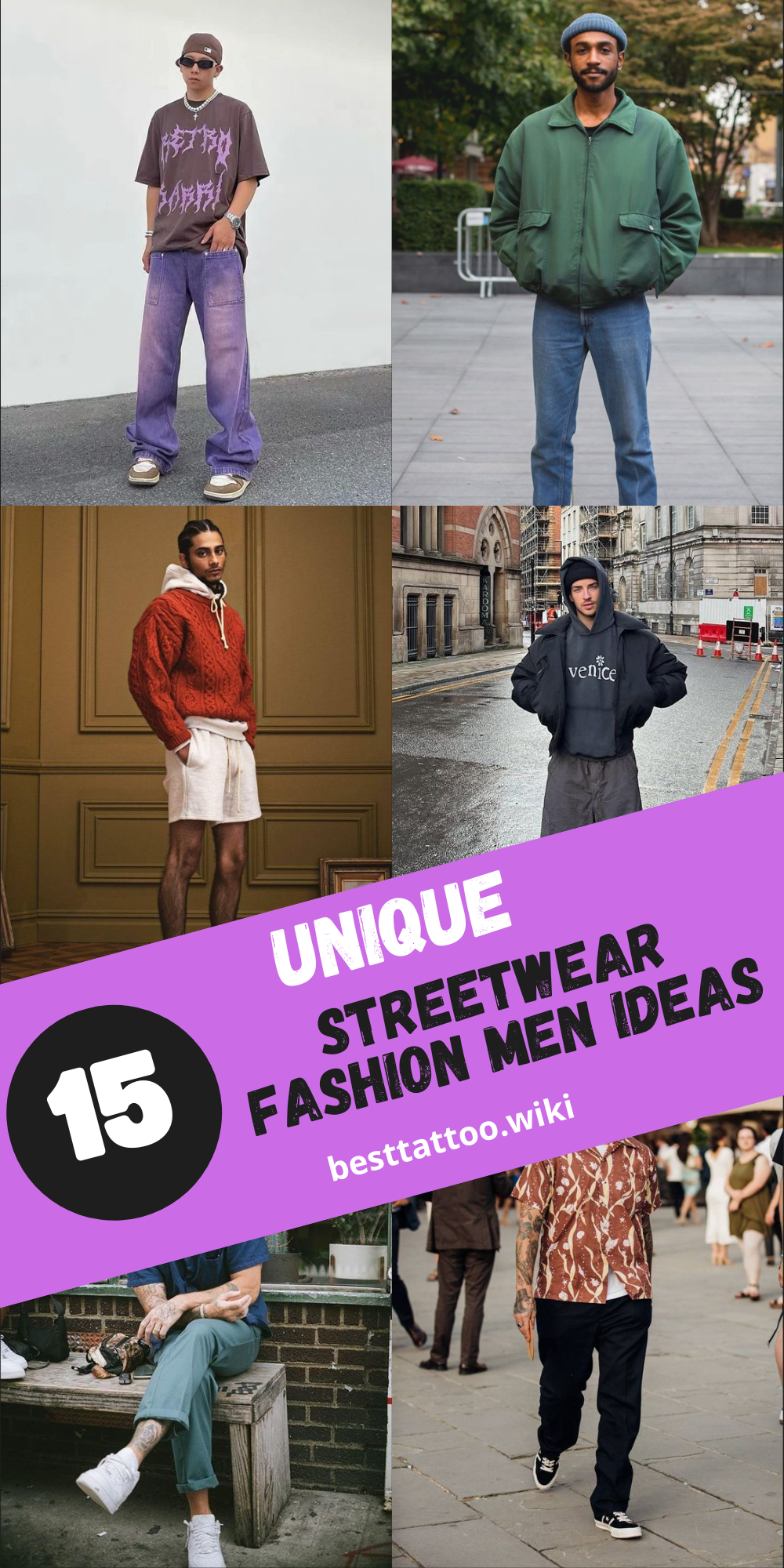 Explore Top 15 Men's Streetwear Outfits 2024: Urban Style Essentials ...