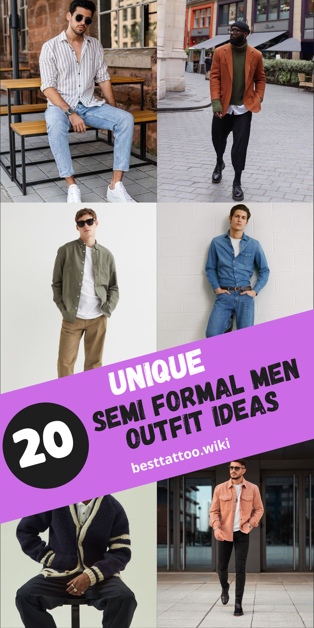 Elevate Your Style: 20 Must-Have Semi-Formal Men's Outfits for 2024 ...