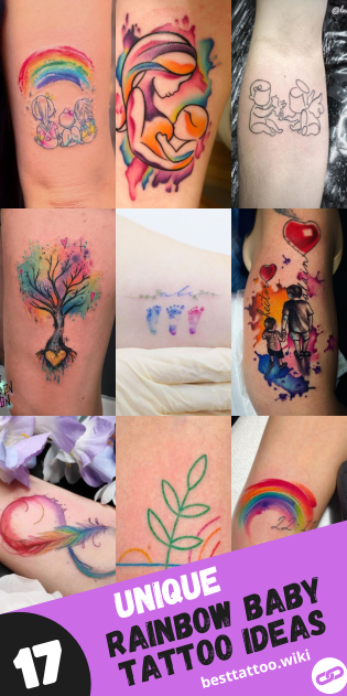 Rainbow Baby Tattoo Ideas