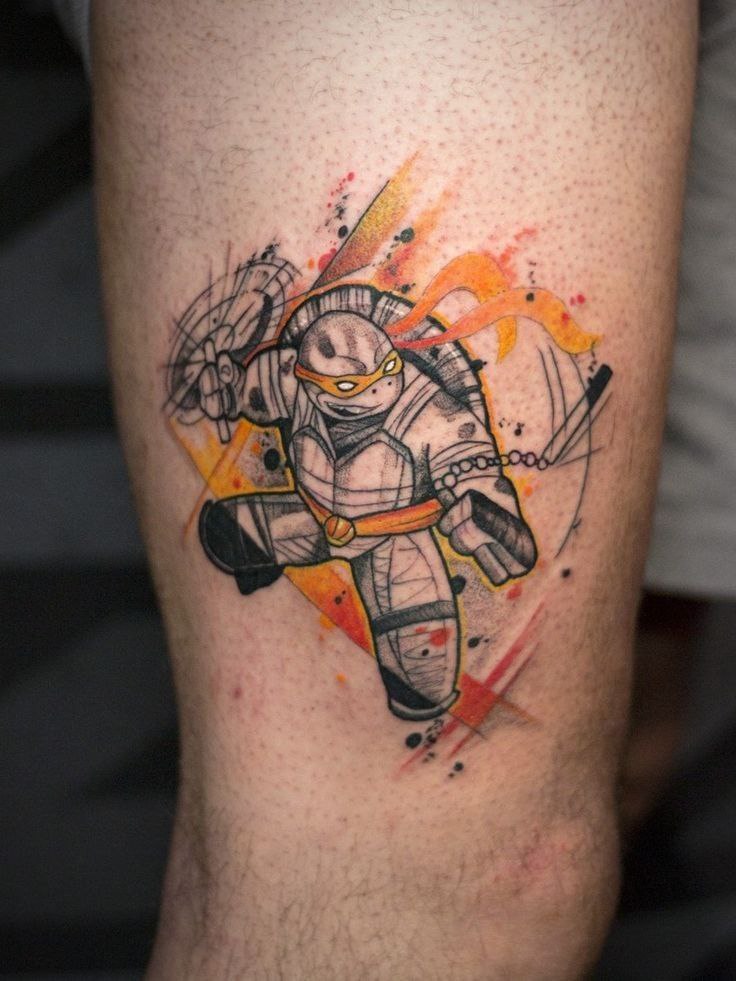 Discover 18 Creative Ninja Turtle Tattoo Designs - Inspiring Ideas for Fans