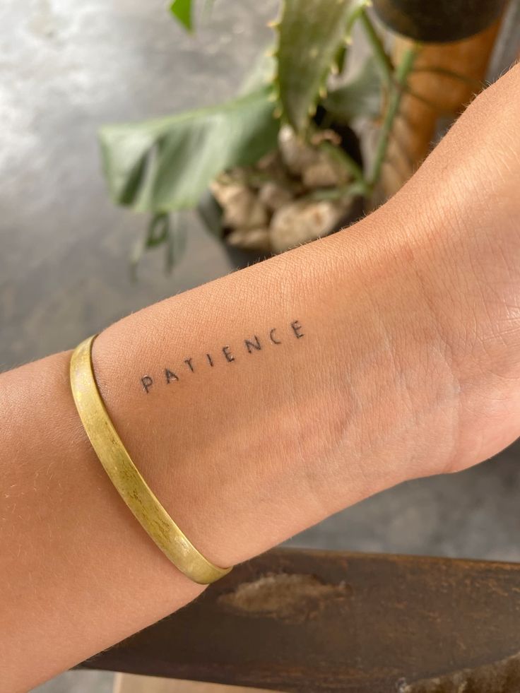 Explore the Tranquil Beauty of Patience Tattoos - Top 15 Inspiring ...