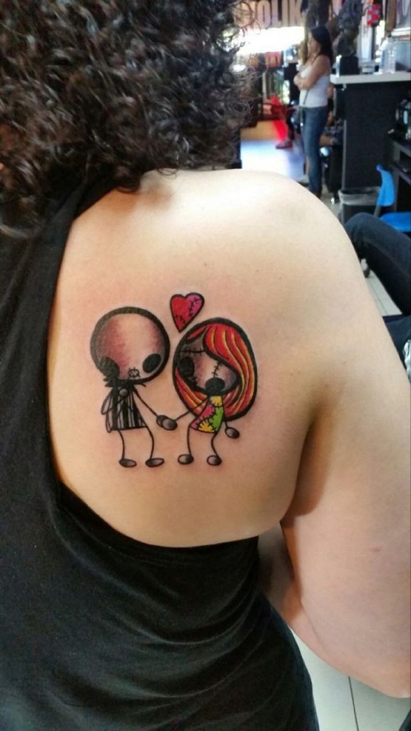 Discover 15 Captivating Jack and Sally Tattoos - Embrace the Gothic ...