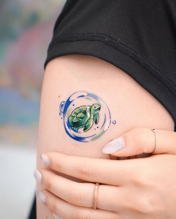 Discover 20 Unique Small Sea Turtle Tattoos for Men and Women - Get ...