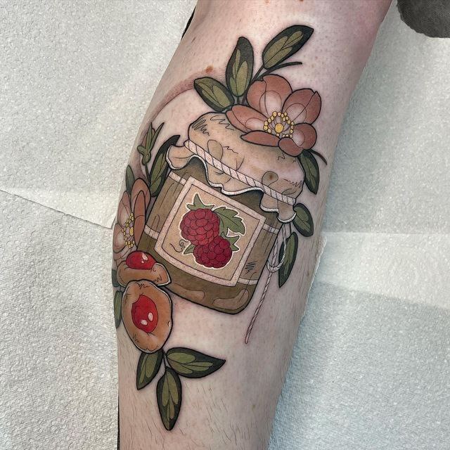 Unique 19 Mason Jar Tattoo Inspirations 2024: Preserving Memories ...