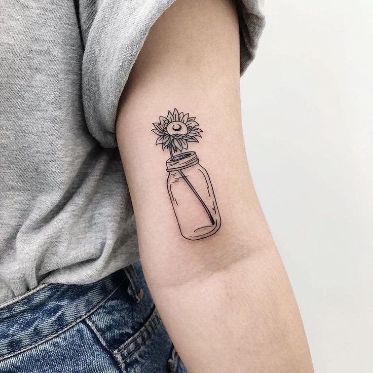 Unique 19 Mason Jar Tattoo Inspirations 2024: Preserving Memories ...