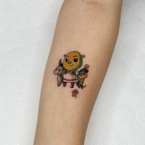 Explore 17 Creative Shrek Tattoo Ideas in 2024: Inspirations from ...