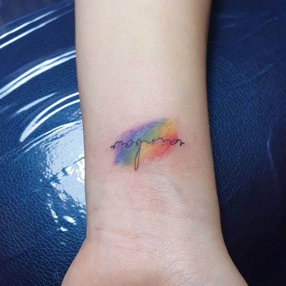 Embrace Hope and Healing with 17 Inspiring Rainbow Baby Tattoo Ideas ...