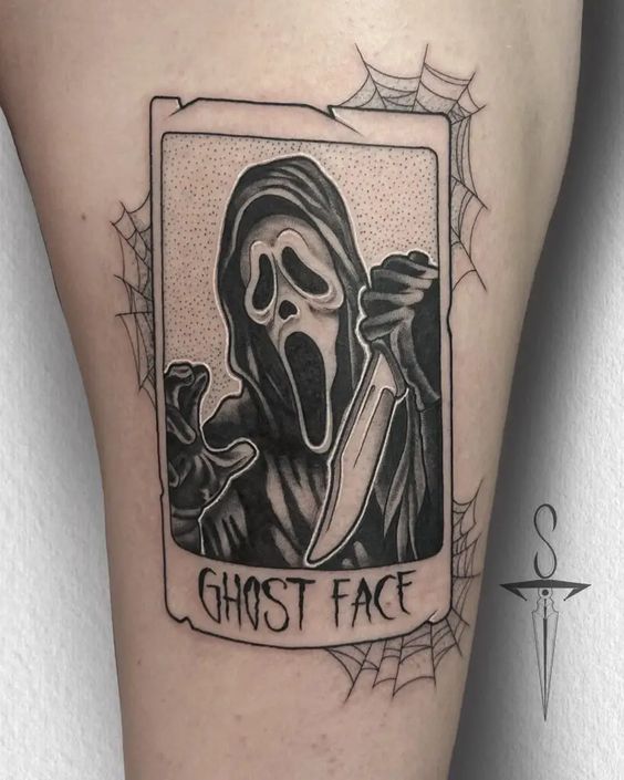 Unique 17 Ghost Face Tattoo Ideas 2024: From Minimalist Designs to Full ...