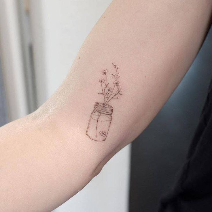Unique 19 Mason Jar Tattoo Inspirations 2024: Preserving Memories ...