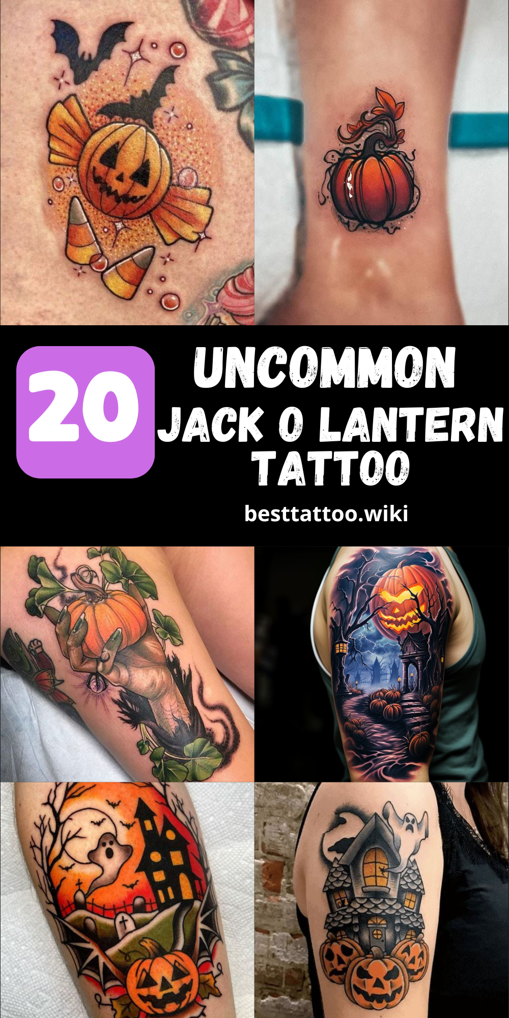 Discover 20 Spellbinding Jack o' Lantern Tattoo Ideas for a Bewitching ...