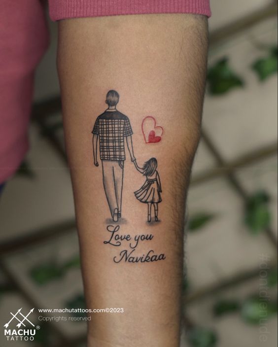 Inspirational 20 Tattoos for Dad 2024: Celebrate Fatherhood with Unique ...