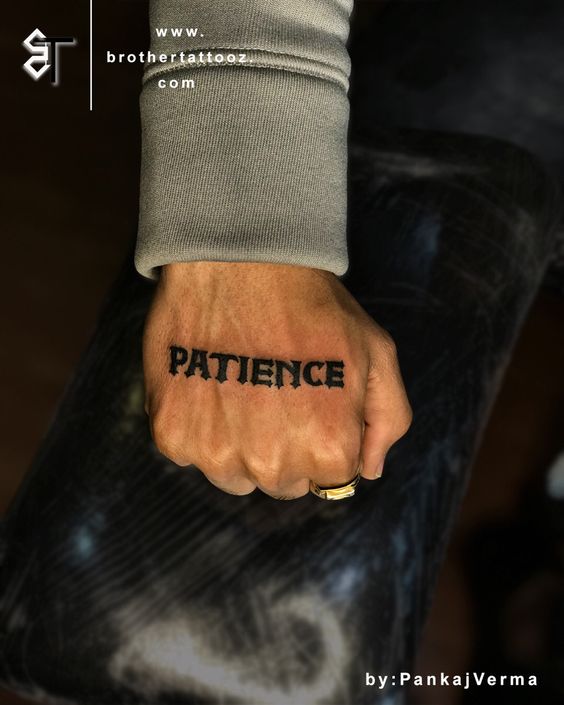Explore the Tranquil Beauty of Patience Tattoos - Top 15 Inspiring ...