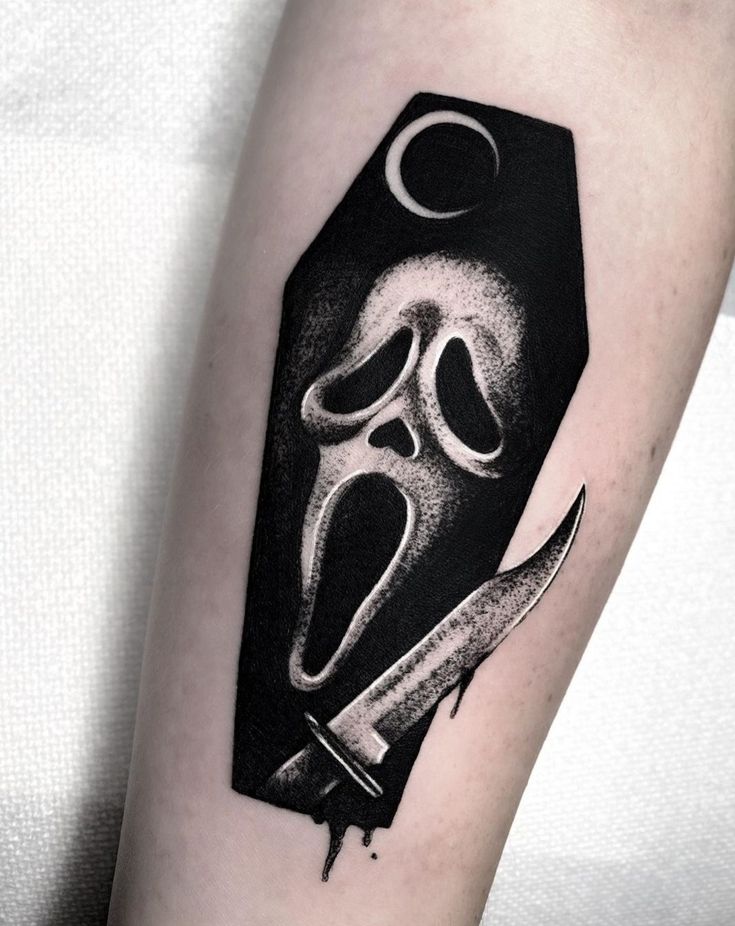 Unique 17 Ghost Face Tattoo Ideas 2024: From Minimalist Designs to Full ...