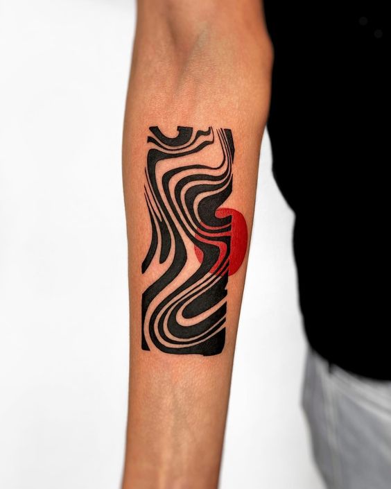 Discover 18 Captivating Abstract Tattoos for Men in 2024 - Ideas and ...