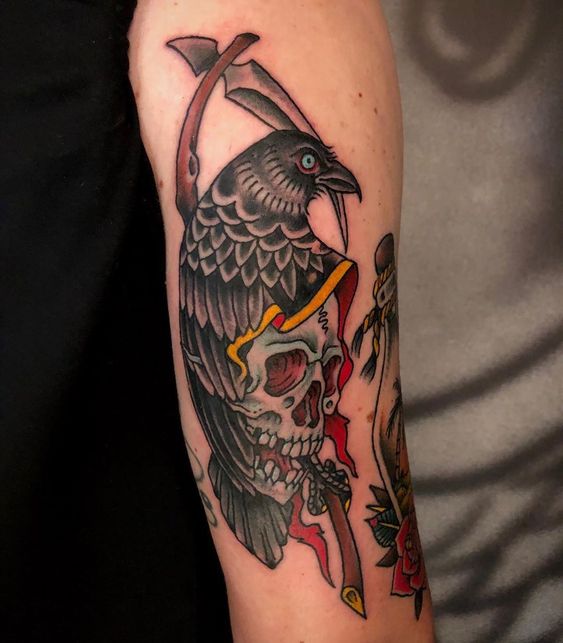 Explore 21 Striking Raven Tattoo Designs for 2024: Inspirations for Men ...