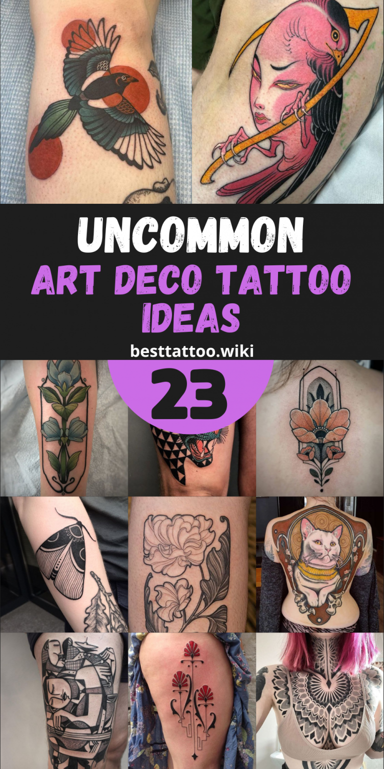 Explore 23 Unique Art Deco Tattoo Ideas for 2024: Vintage Elegance ...