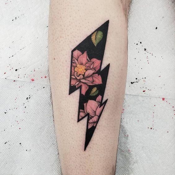 Unleash the Storm: 18 Striking Lightning Bolt Tattoo Designs for ...
