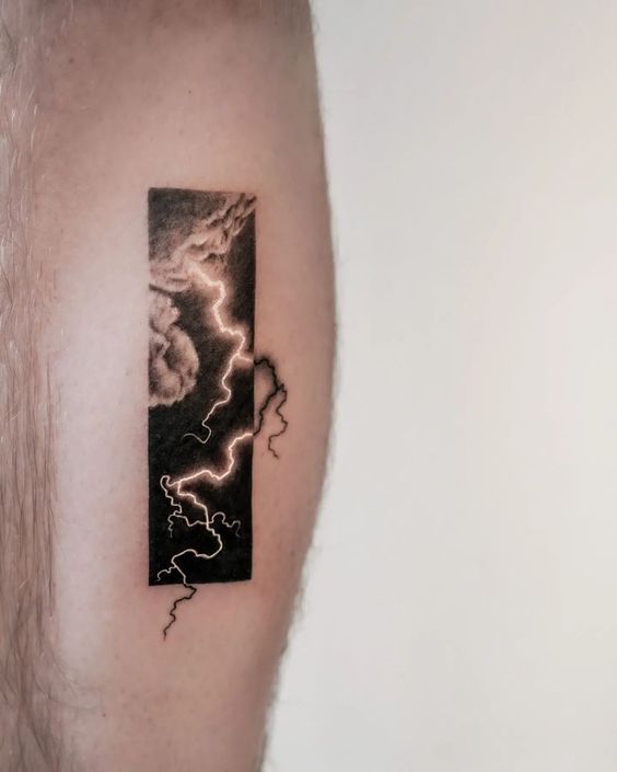 Unleash the Storm: 18 Striking Lightning Bolt Tattoo Designs for ...