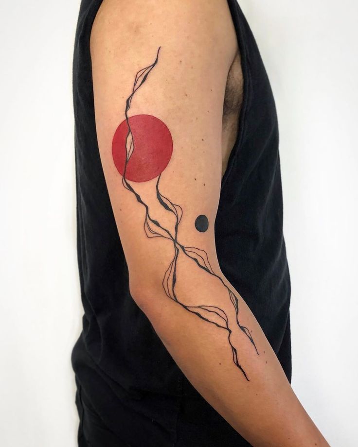 Explore 20 Striking Abstract Line Tattoo Designs for 2024 - Get ...