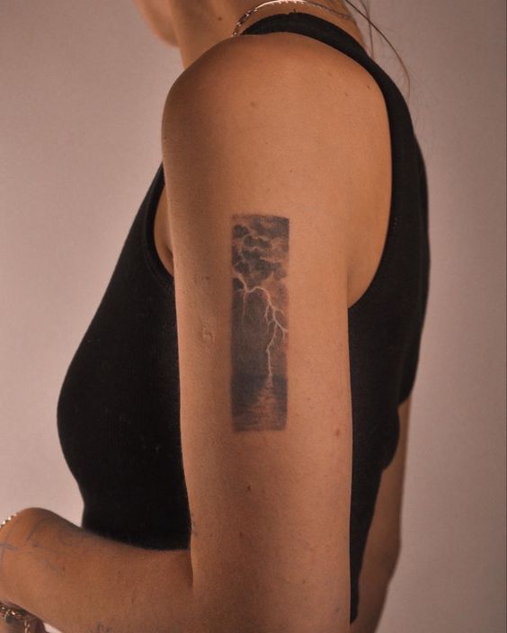 Unleash the Storm: 18 Striking Lightning Bolt Tattoo Designs for ...