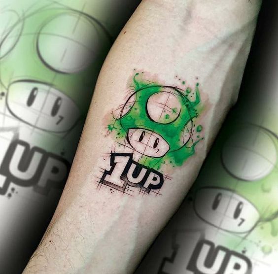 Explore 19 Unique Super Mario Tattoo Designs to Celebrate Your Love for ...