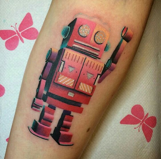 Explore 20 Unique Robot Tattoo Ideas for 2024: From Futuristic Samurai ...